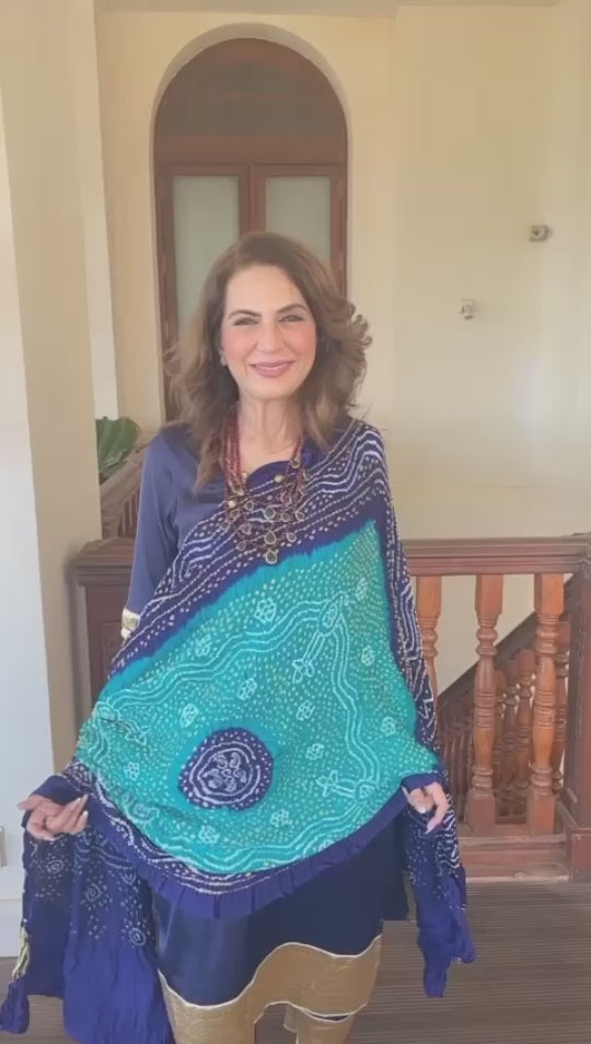 Seema Puri in Silk Suit Set – RUAR - Couture and Jewelry